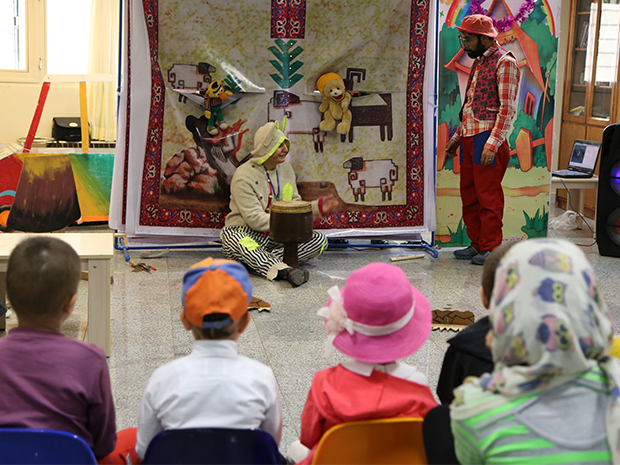 A Puppet Show at MAHAK Inspired by Persian Carpet Design | mahak charity