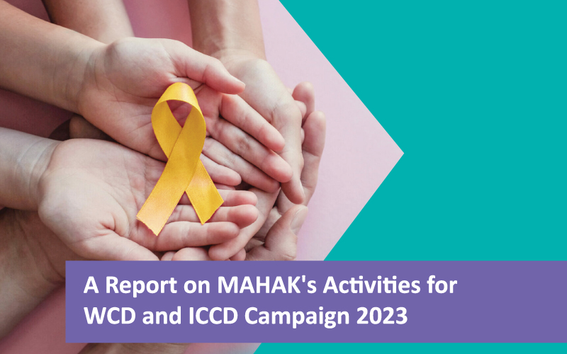 WCD/ICCD 2023 | mahak charity